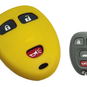 A Keyless Entry Remote Rubber Key Fob Cover Fits Chevrolet Impala ...