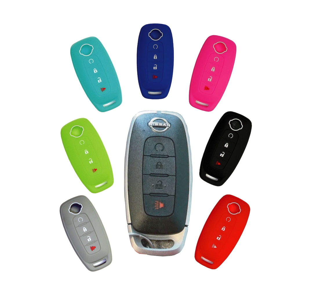 Keyless Entry Key Fob Rubber Remote Cover Fits 2023 2024 2025 Nissan ...