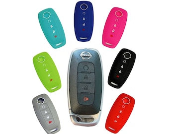Keyless Entry Key Fob Rubber Cover for Nissan Remote Kicks Murano Titan ...