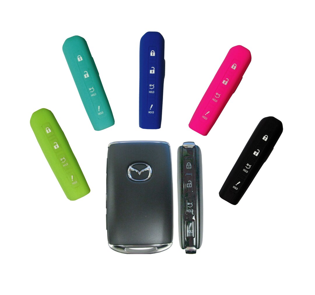 Keyless Entry Remote Rubber Key Fob Cover Fits Mazda 2019 2020 2021 ...