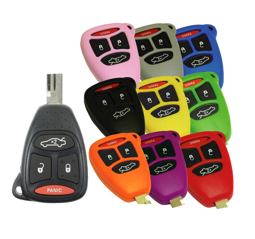 Keyless Entry Remote Rubber Fob Cover Fits Dodge Chrysler JEEP RAM ...