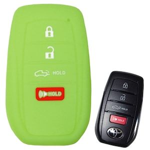 Keyless Entry Key Fob Rubber Remote Cover Fits Toyota Tacoma Tundra ...