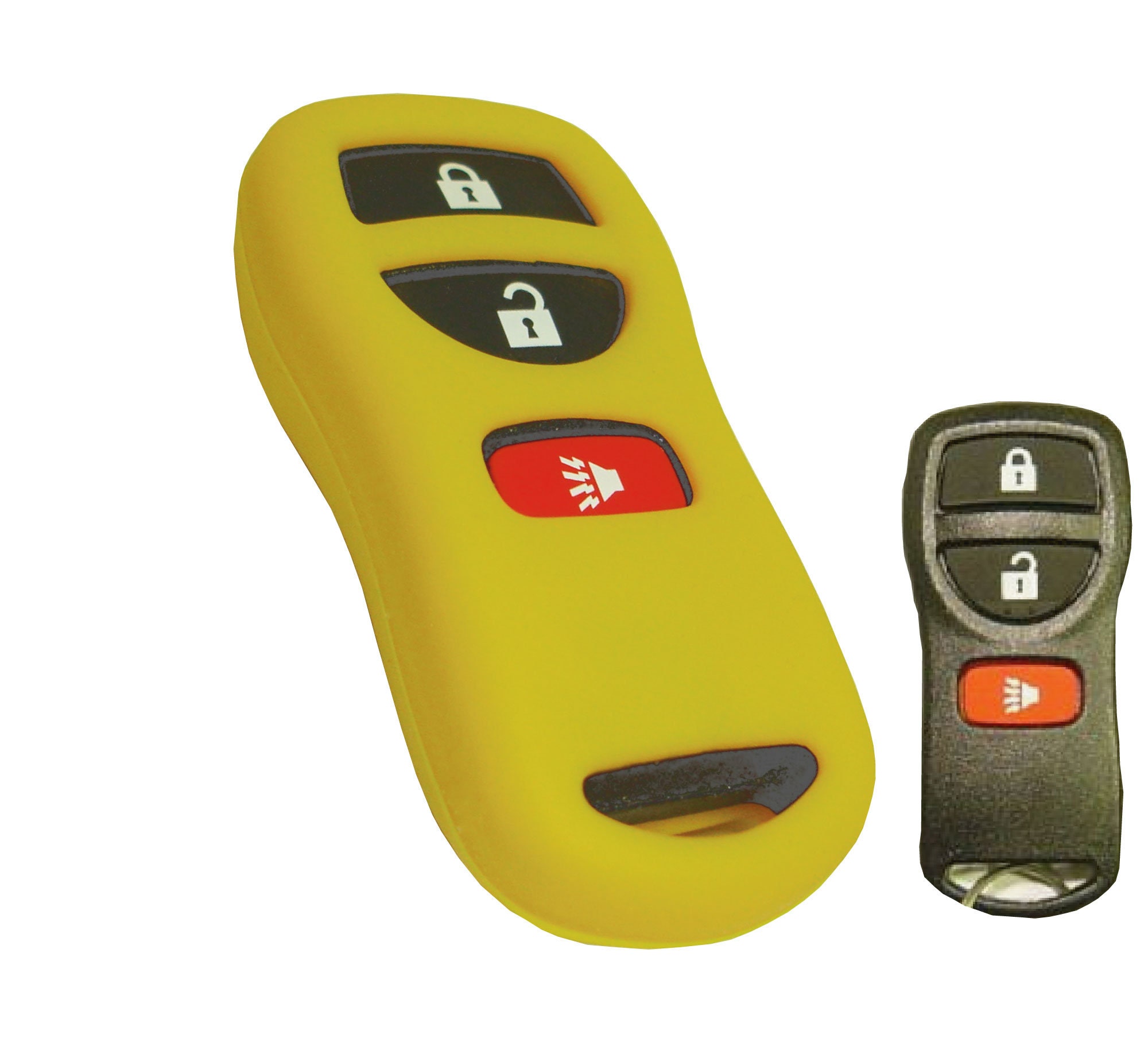 Nissan Keyless Entry Remote Rubber Key Fob Cover Frontier Xterra Titan ...