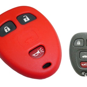 Keyless Entry Remote Rubber Key Fob Cover Fits Chevrolet Impala Malibu ...