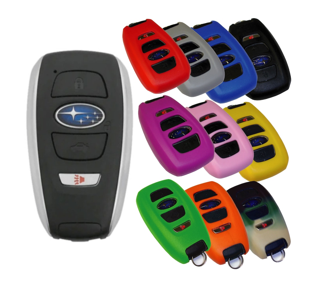 Keyless Entry Remote Rubber Key Fob Cover Fits Subaru Ascent BRZ ...