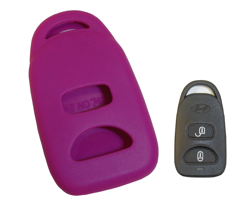 Kia Hyundai Keyless Entry Remote Rubber Cover Key Fob Protector Rio ...