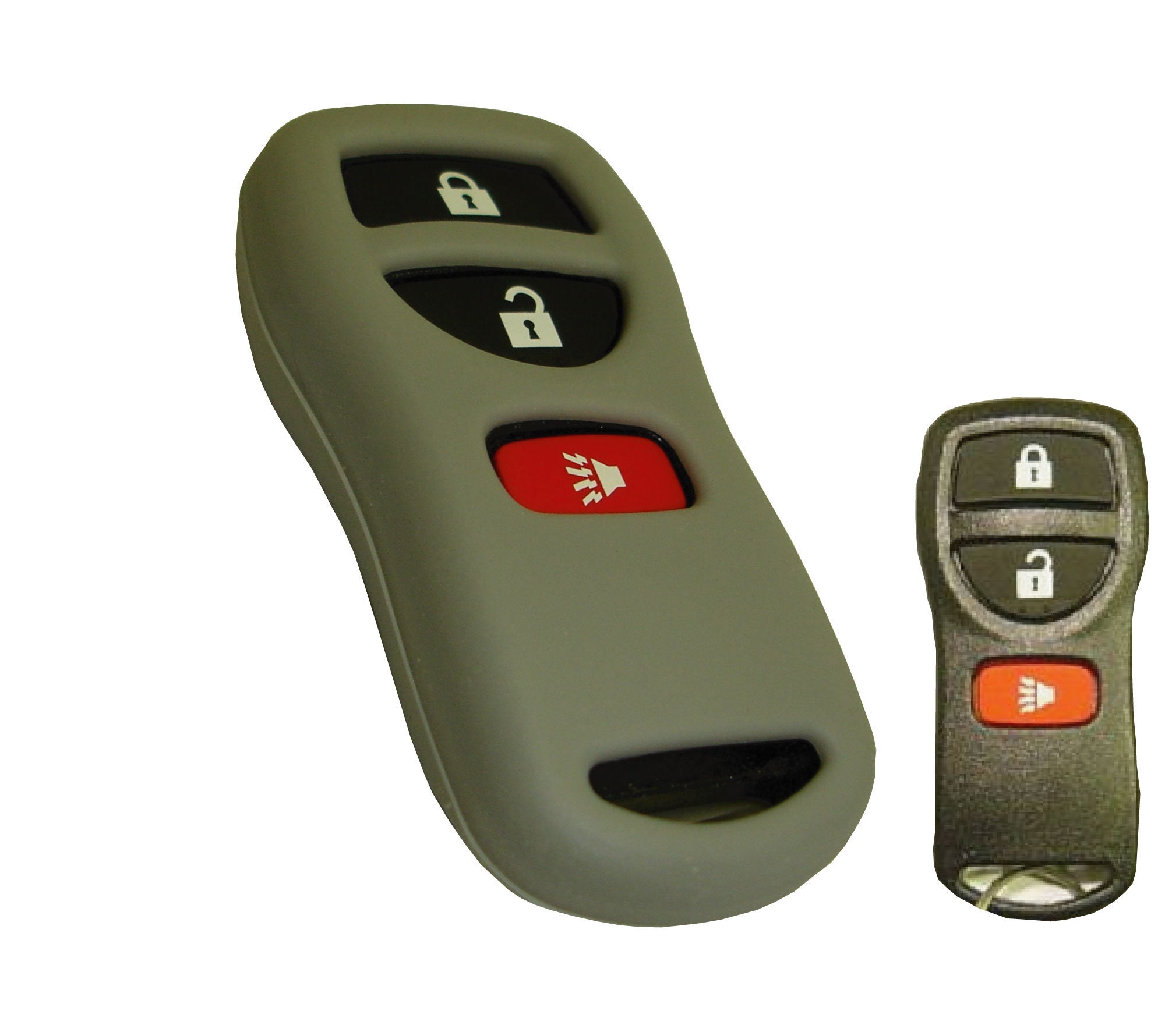 Nissan Keyless Entry Remote Rubber Key Fob Cover Frontier Xterra Titan ...