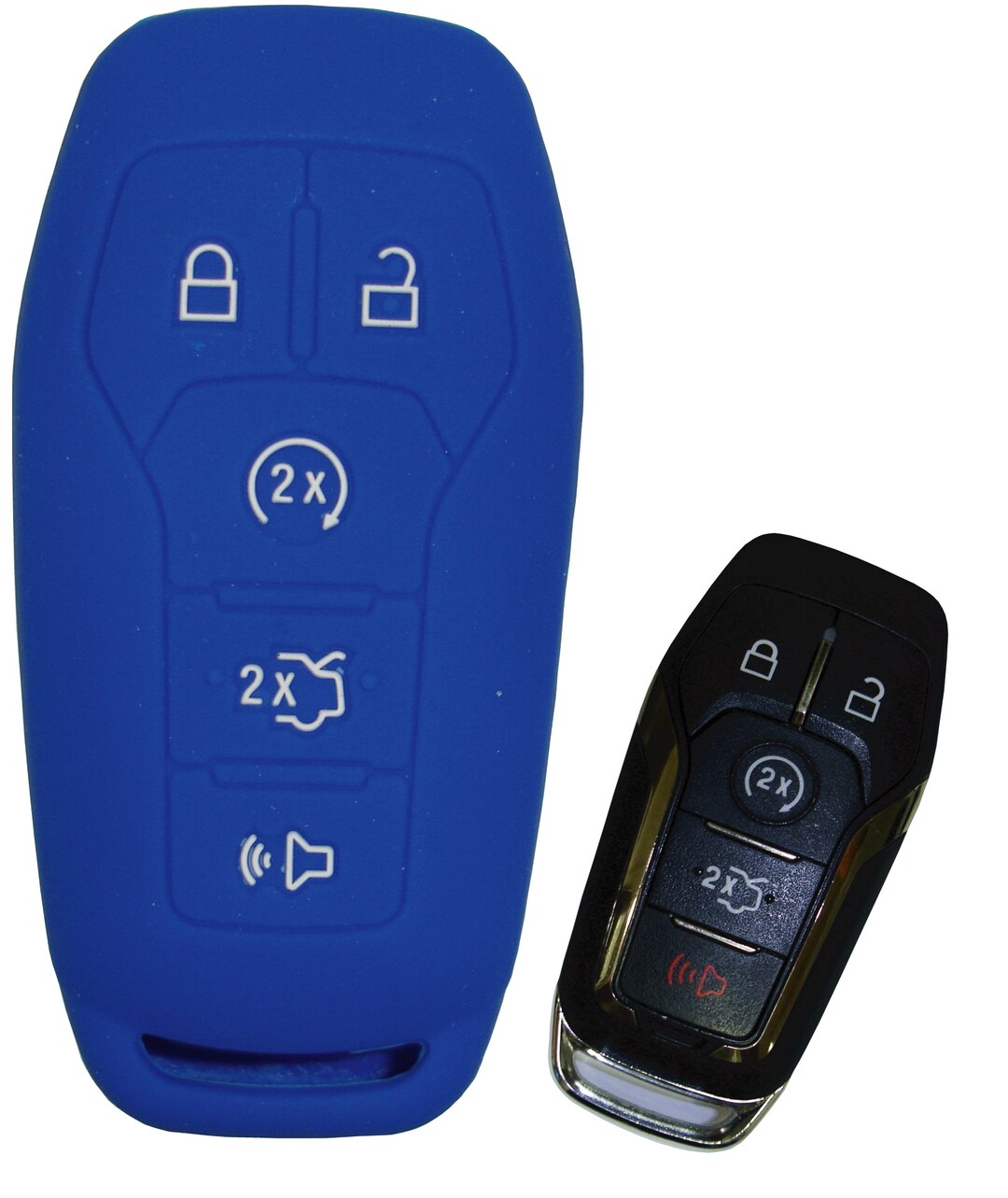 Ford Keyless Entry Key Fob Silicone Rubber Remote Cover F150 Mustang ...
