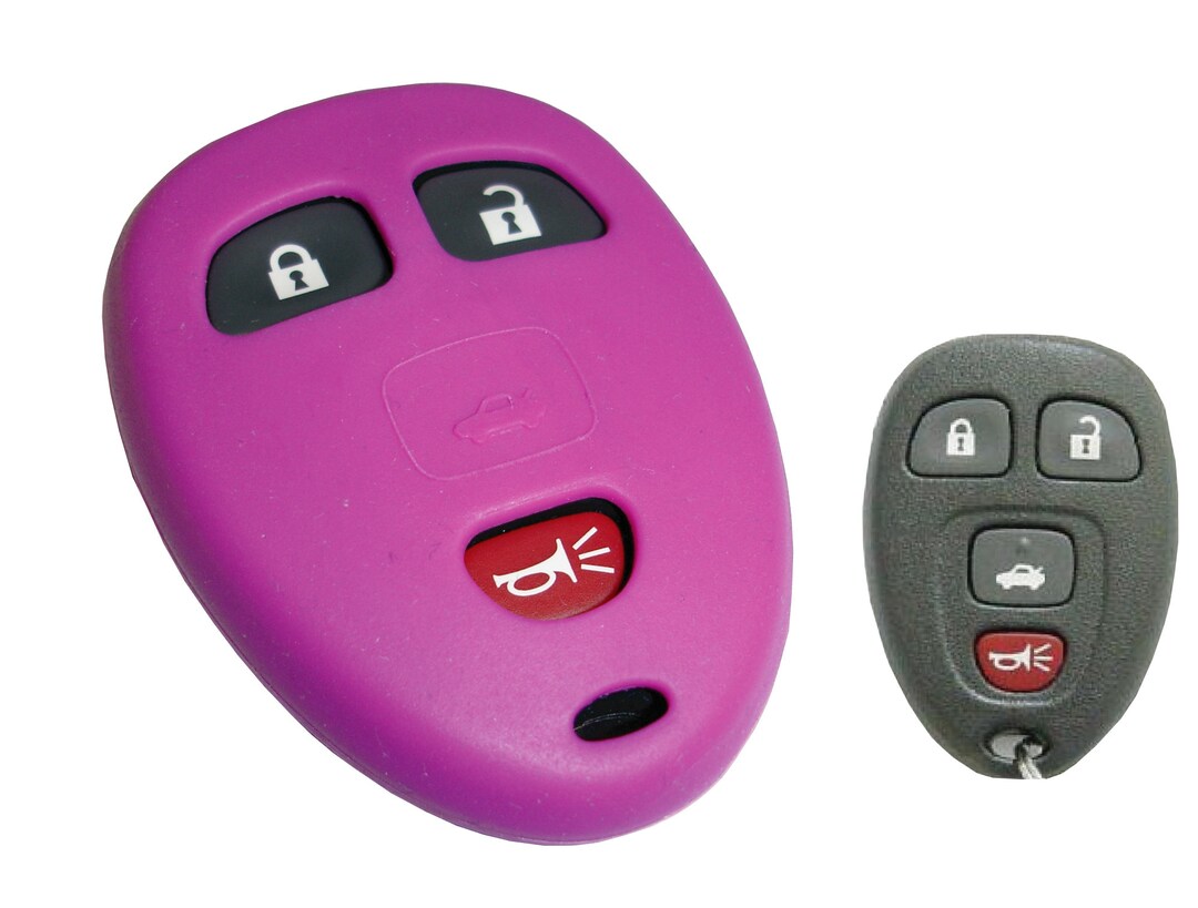 Keyless Entry Remote Rubber Key Fob Cover for Chevrolet Impala Malibu ...