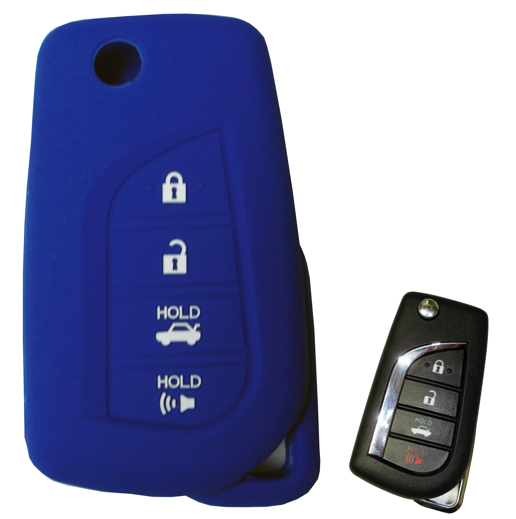 Keyless Entry Key Fob Rubber Remote Cover Fits Toyota Flip Key - Etsy