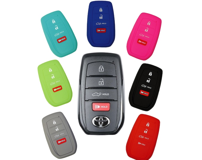Toyota Keyless Entry Key Fob Rubber Remote Cover Prius 2016 2017 2018 ...