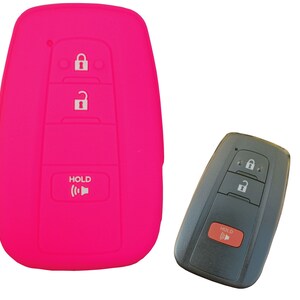 Keyless Entry Key Fob Rubber Remote Cover Fits Toyota Prius 2016 2017 ...