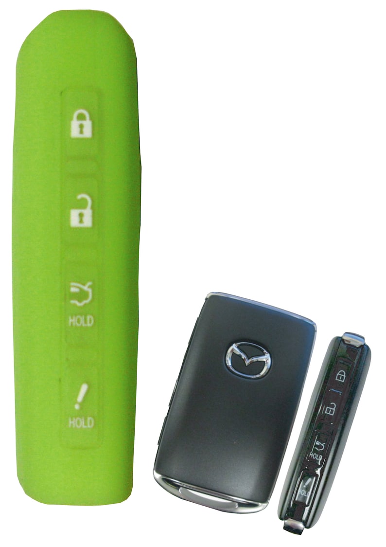 A Keyless Entry Remote Rubber Key Fob Cover Fits Mazda 2019 2020 2021 ...