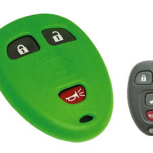 Keyless Entry Remote Rubber Key Fob Cover Fits Chevrolet Impala Malibu ...