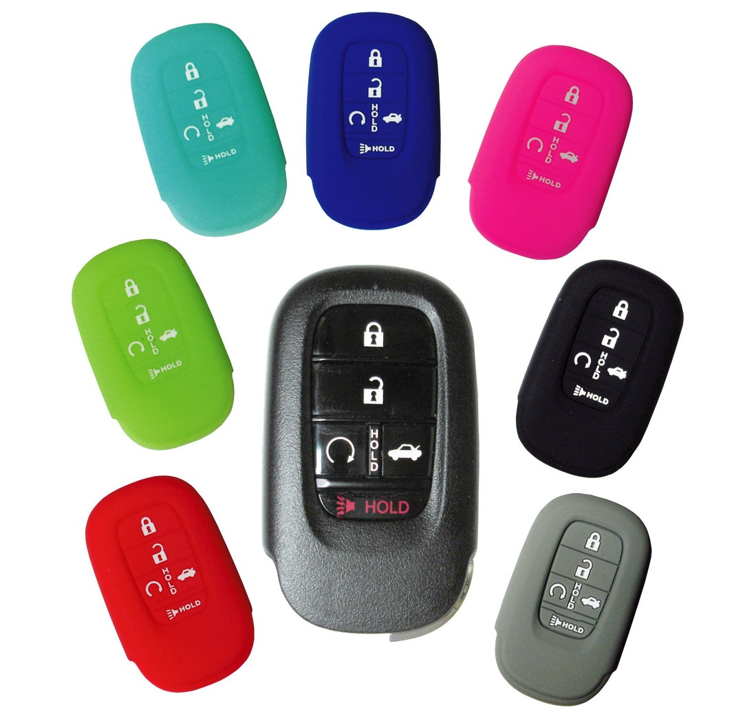 Keyless Entry Key Fob Rubber Remote Cover Fits Honda Civic Accord CRV ...