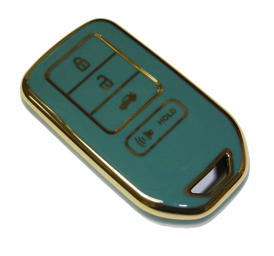 TPU Plastic Keyless Entry Key Fob Remote Cover Slate Blue Fits Honda ...