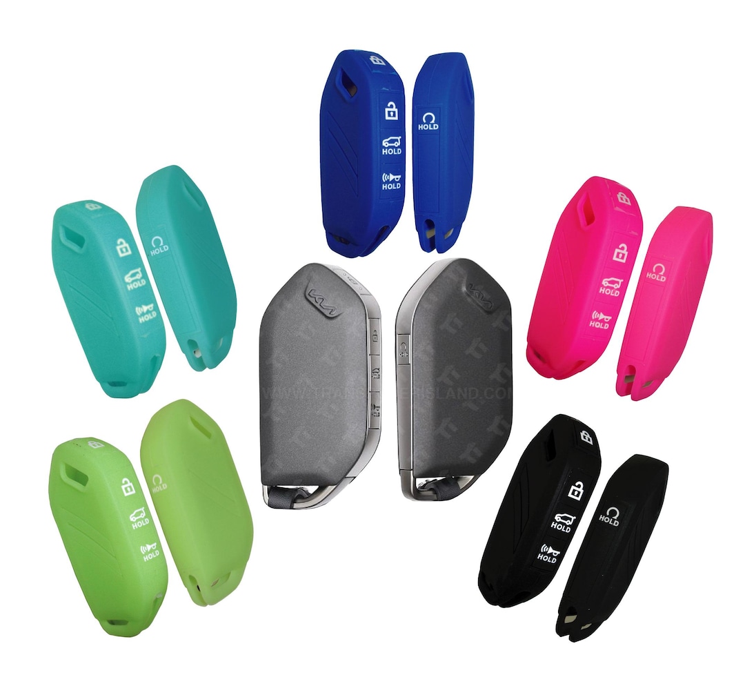 A Keyless Entry Key Fob Silicone Rubber Remote Cover Fits Kia K4 K5 ...