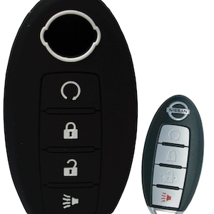 Keyless Entry Key Fob Rubber Cover for Nissan Remote Kicks Murano Titan ...