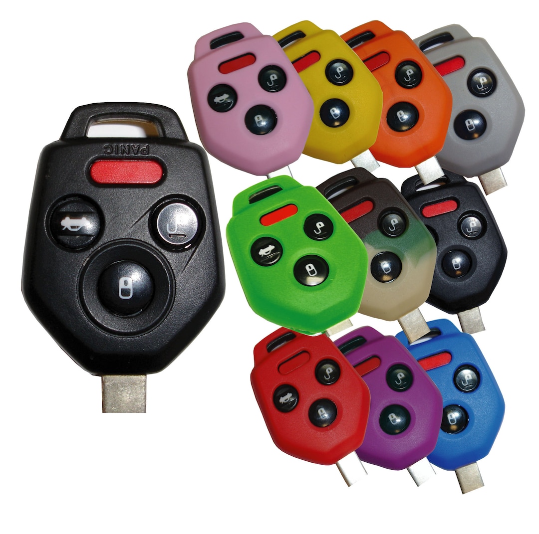 Keyless Entry Remote Rubber Key Fob Cover Fits Subaru BRZ Forester ...