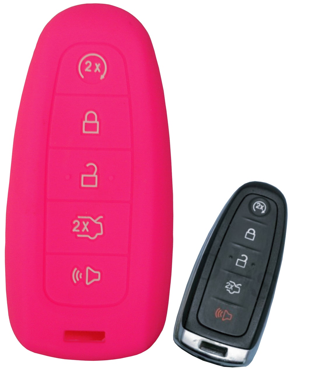 Key Fob Keyless Entry Silicone Rubber Remote Cover Fits Ford Flex ...