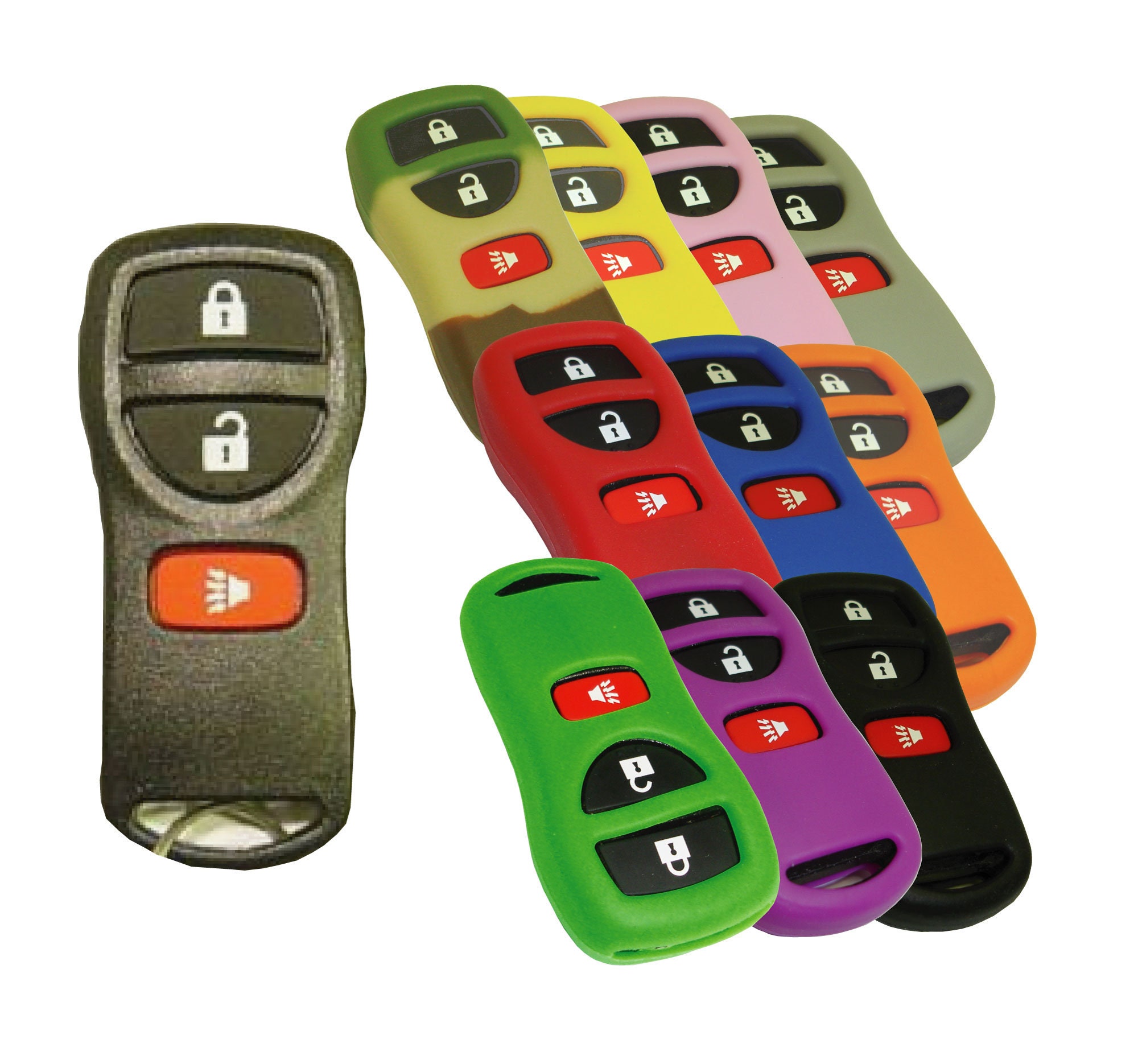 Keyless Entry Remote Rubber Key Fob Cover Fits Nissan Frontier Xterra Titan Murano Part NSSNF13 Etsy