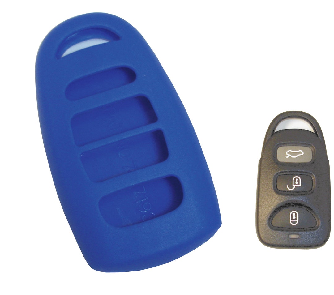 Kia Hyundai Keyless Entry Remote Rubber Key Fob Cover Azera Entourage ...