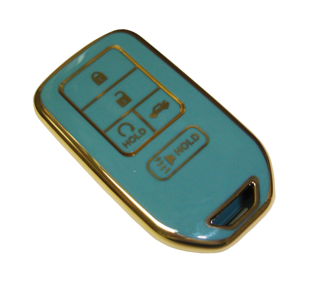 TPU Plastic Keyless Entry Key Fob Remote Cover Slate Blue Fits Honda ...