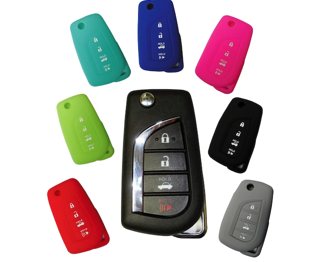Toyota Keyless Entry Key Fob Rubber Remote Cover Prius 2016 2017 2018 ...