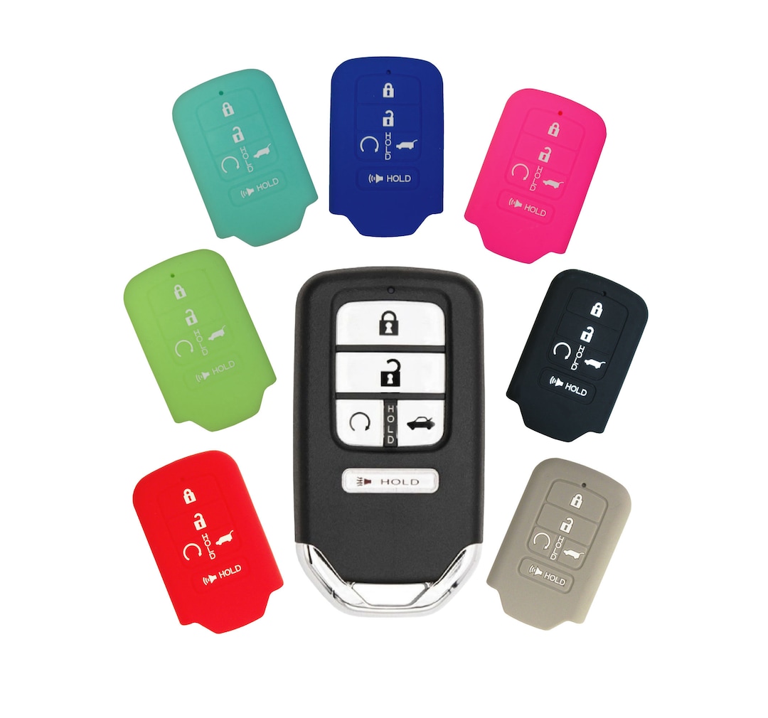 Keyless Entry Key Fob Rubber Remote Cover Fits Honda Civic Accord Pilot ...