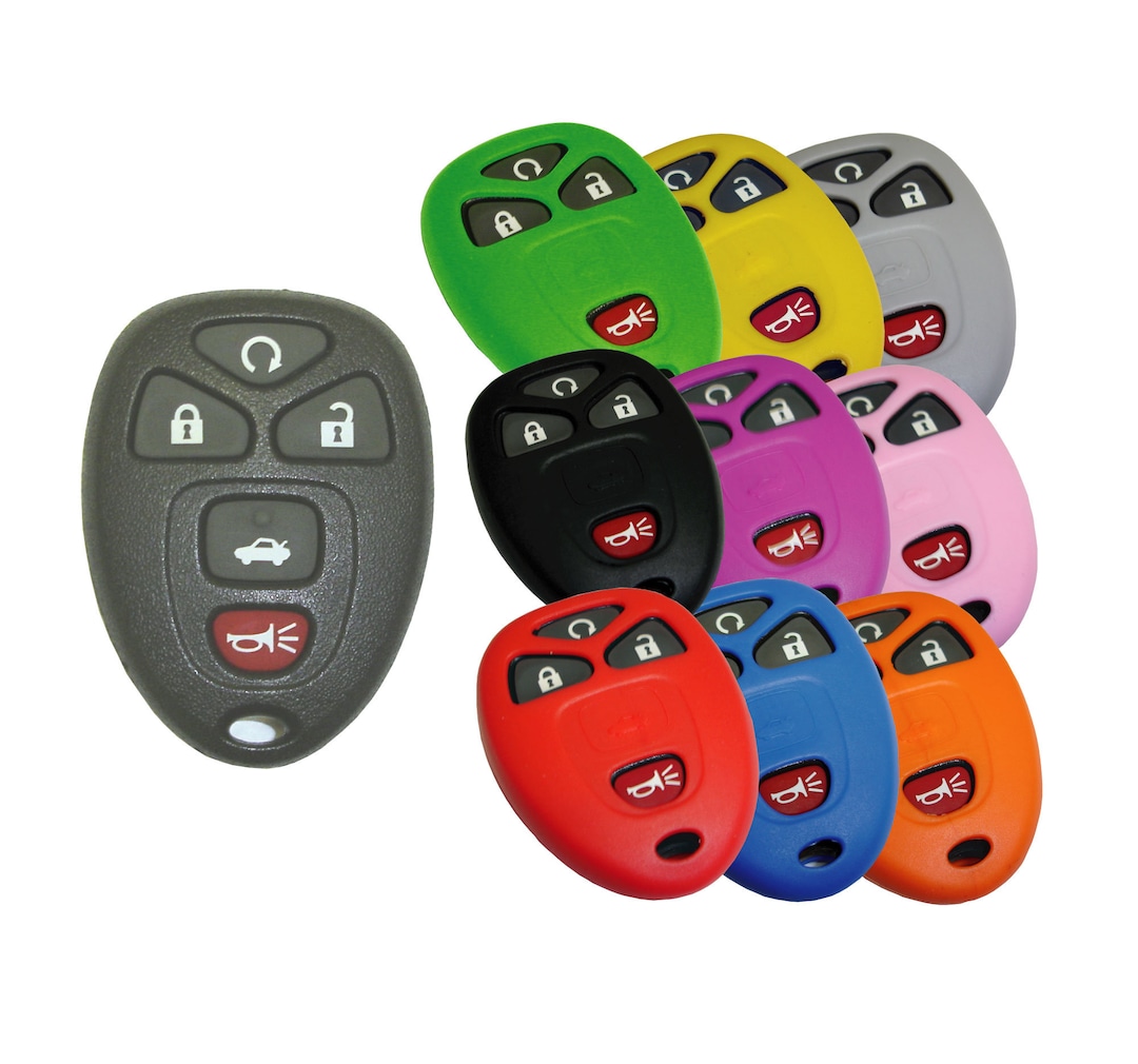 Keyless Entry Key Fob Remote Rubber Cover Fits Chevrolet Chevy Buick GM ...