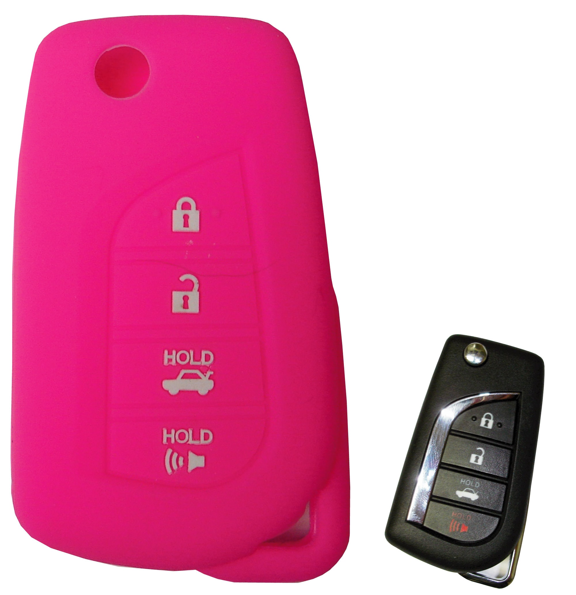 Keyless Entry Key Fob Rubber Remote Cover Fits Toyota Flip Key - Etsy