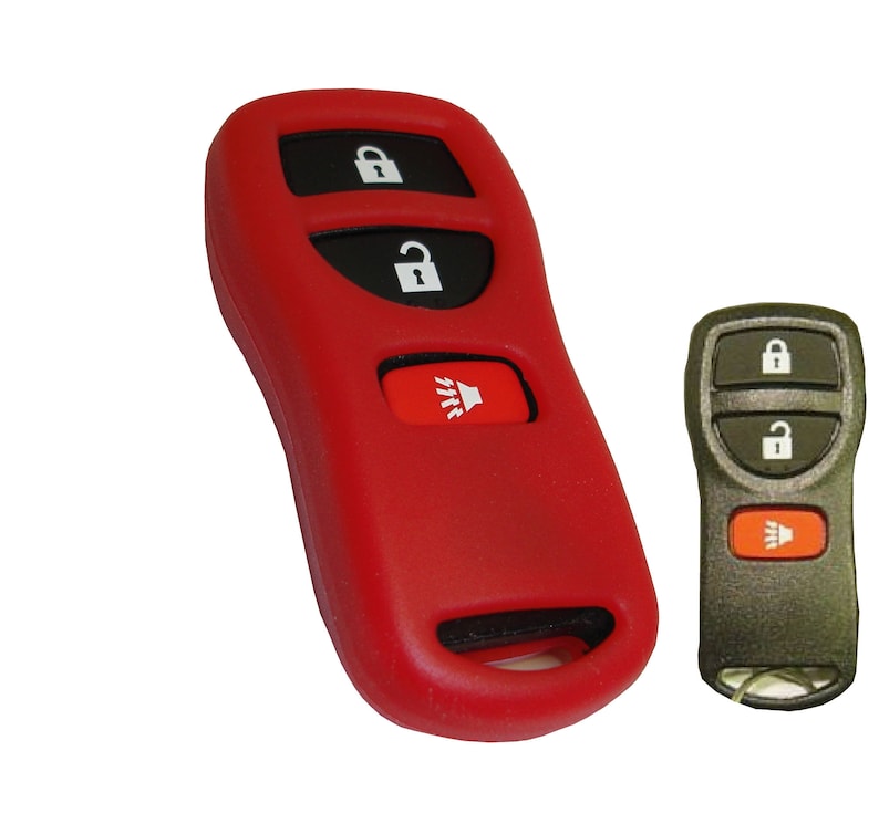 Nissan Keyless Entry Remote Rubber Key Fob Cover Frontier Xterra Titan ...