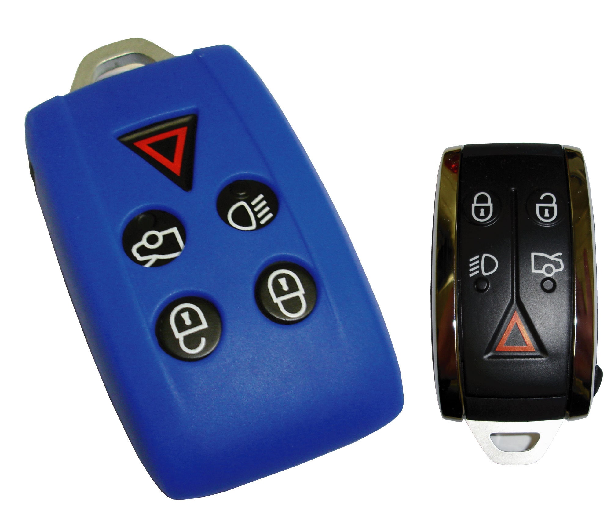 A Keyless Entry Remote Rubber Key Fob Cover Fits Jaguar 2006-12 With ...