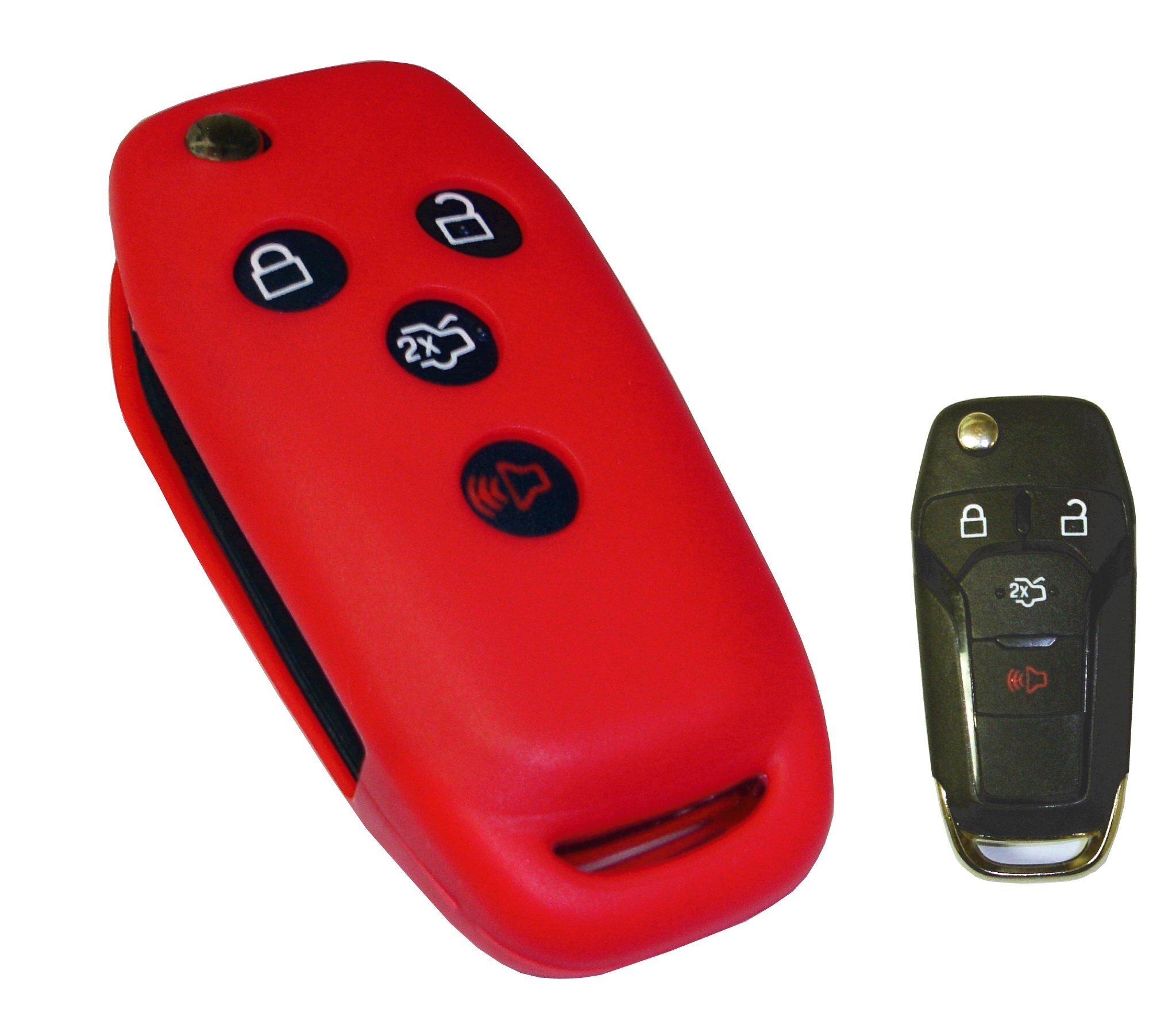 Ford Keyless Entry Remote Rubber Key Fob Cover for Flip Key Fusion ...