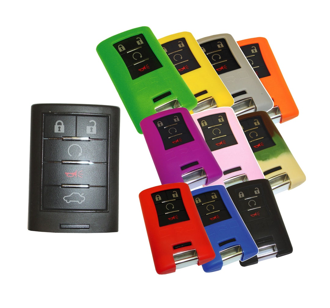 Keyless Entry Key Fob Remote Rubber Cover Corvette Cadillac Chevrolet ...