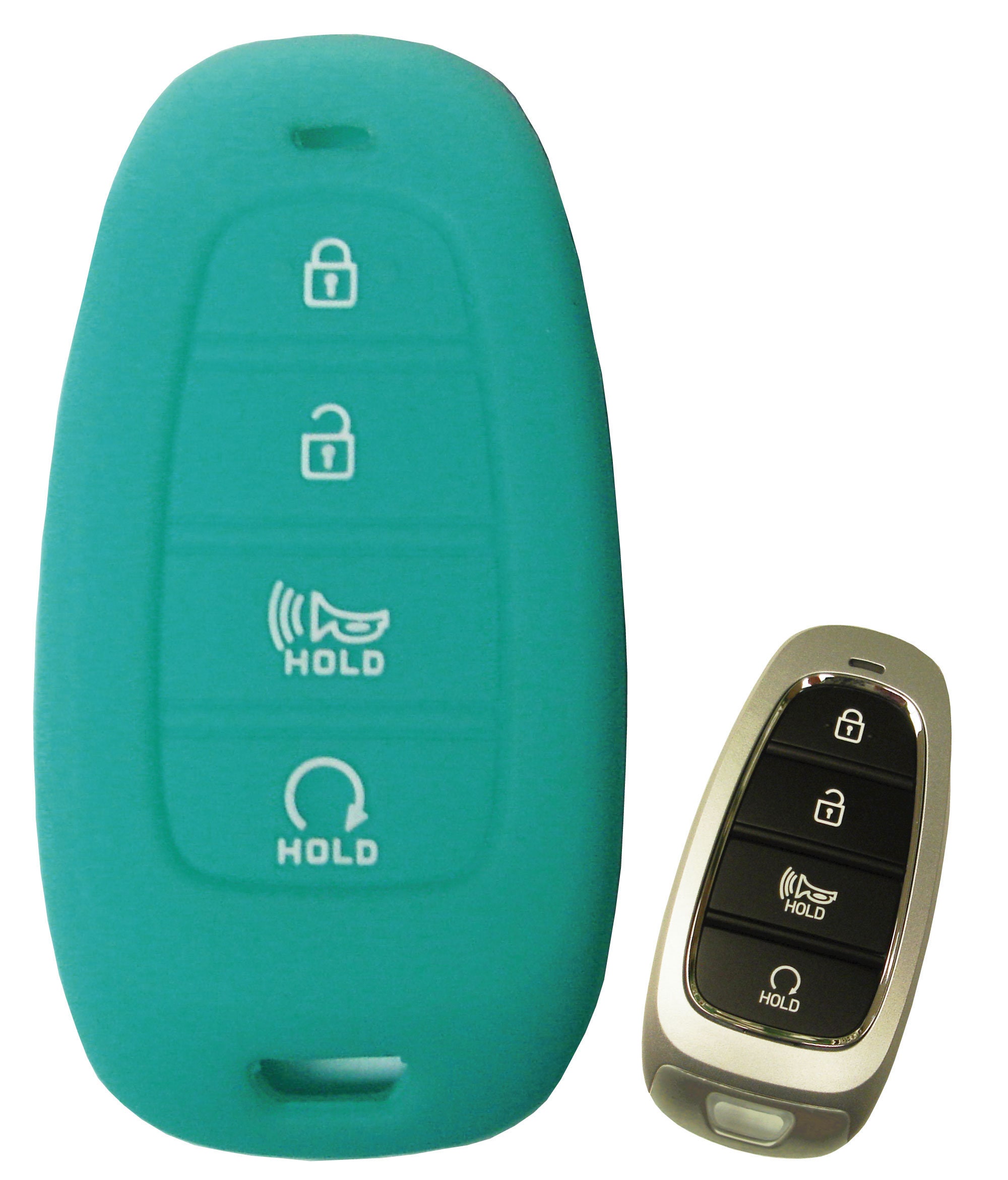 Hyundai Keyless Entry Remote Rubber Key Fob Cover Santa Fe 2022 2023 ...