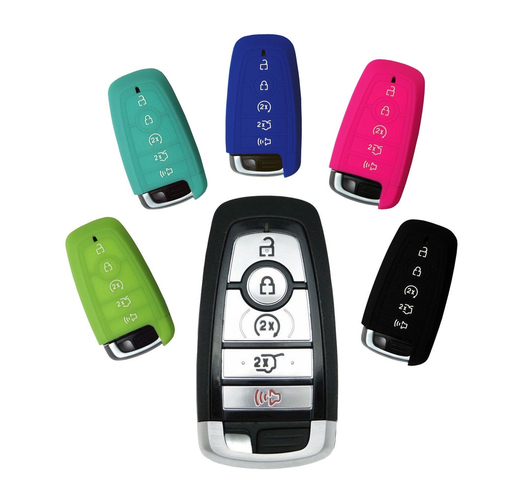 Keyless Entry Key Fob Rubber Remote Cover Fits Ford 2018 2019 2020 2021 ...
