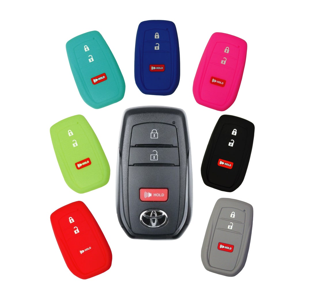Keyless Entry Key Fob Rubber Remote Cover Fits Toyota 2024 2025 Tacoma ...