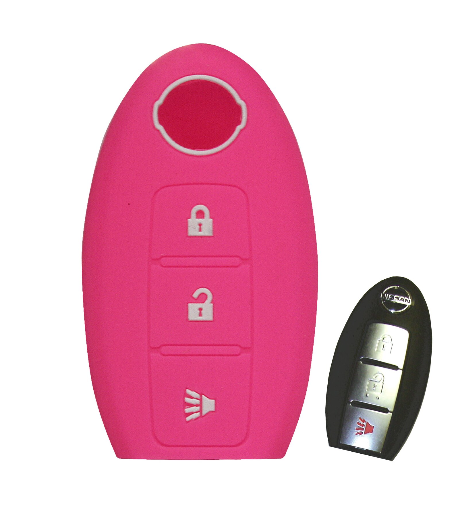 Nissan Keyless Entry Remote Rubber Key Fob Cover for 370Z Kicks Leaf ...