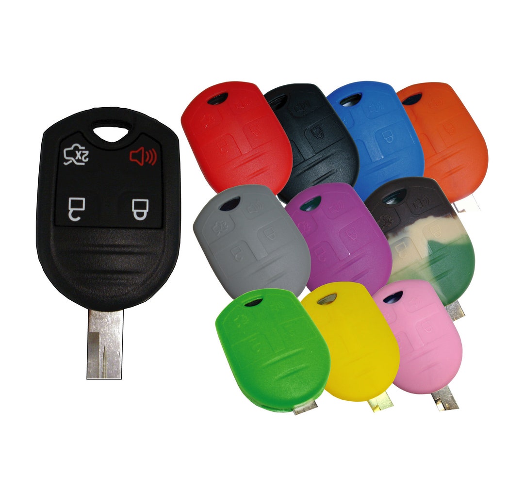 Keyless Entry Key Fob Remote Rubber Cover for Ford Explorer F-250 Flex ...