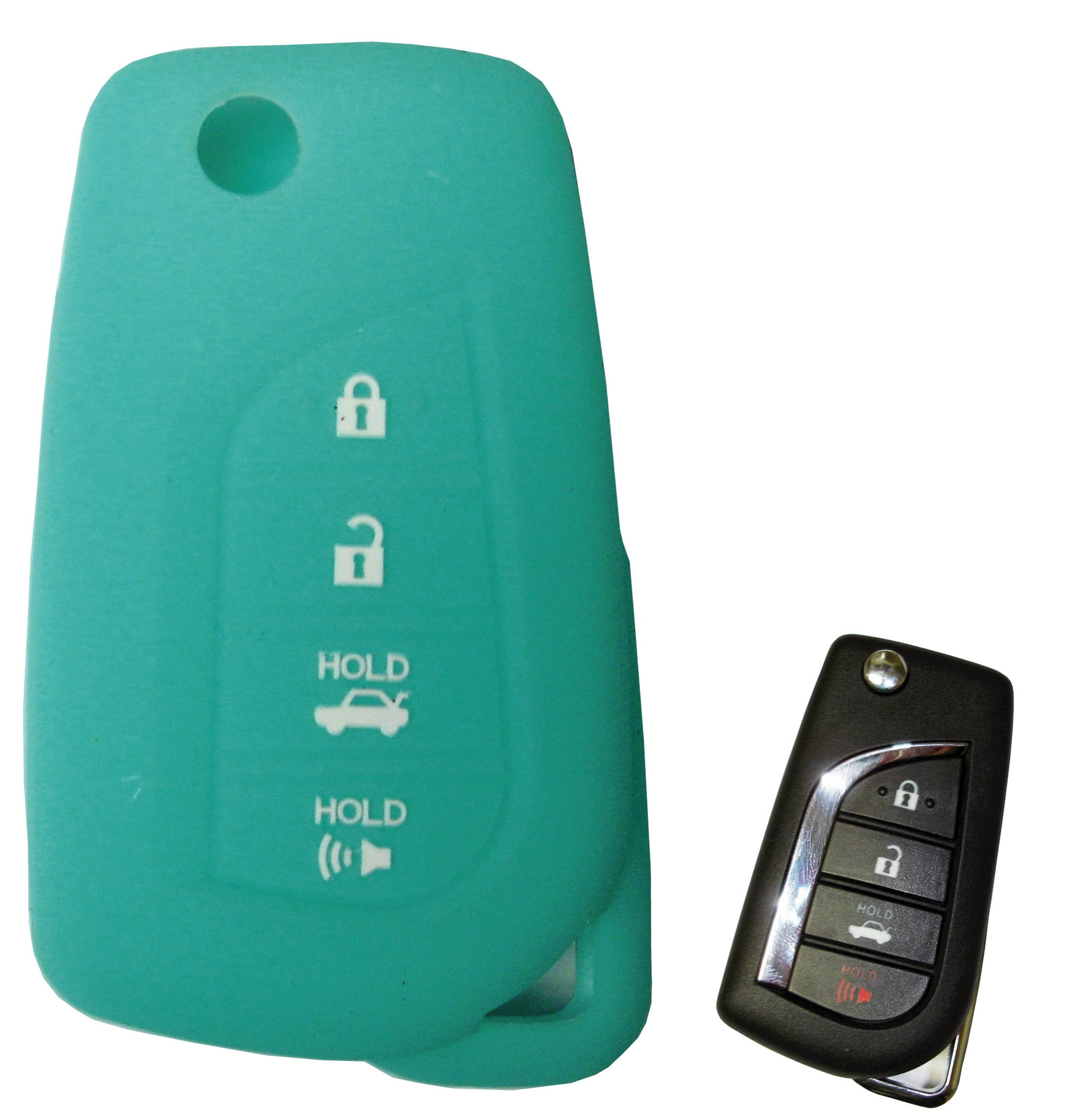 Keyless Entry Key Fob Rubber Remote Cover Fits Toyota Flip Key - Etsy