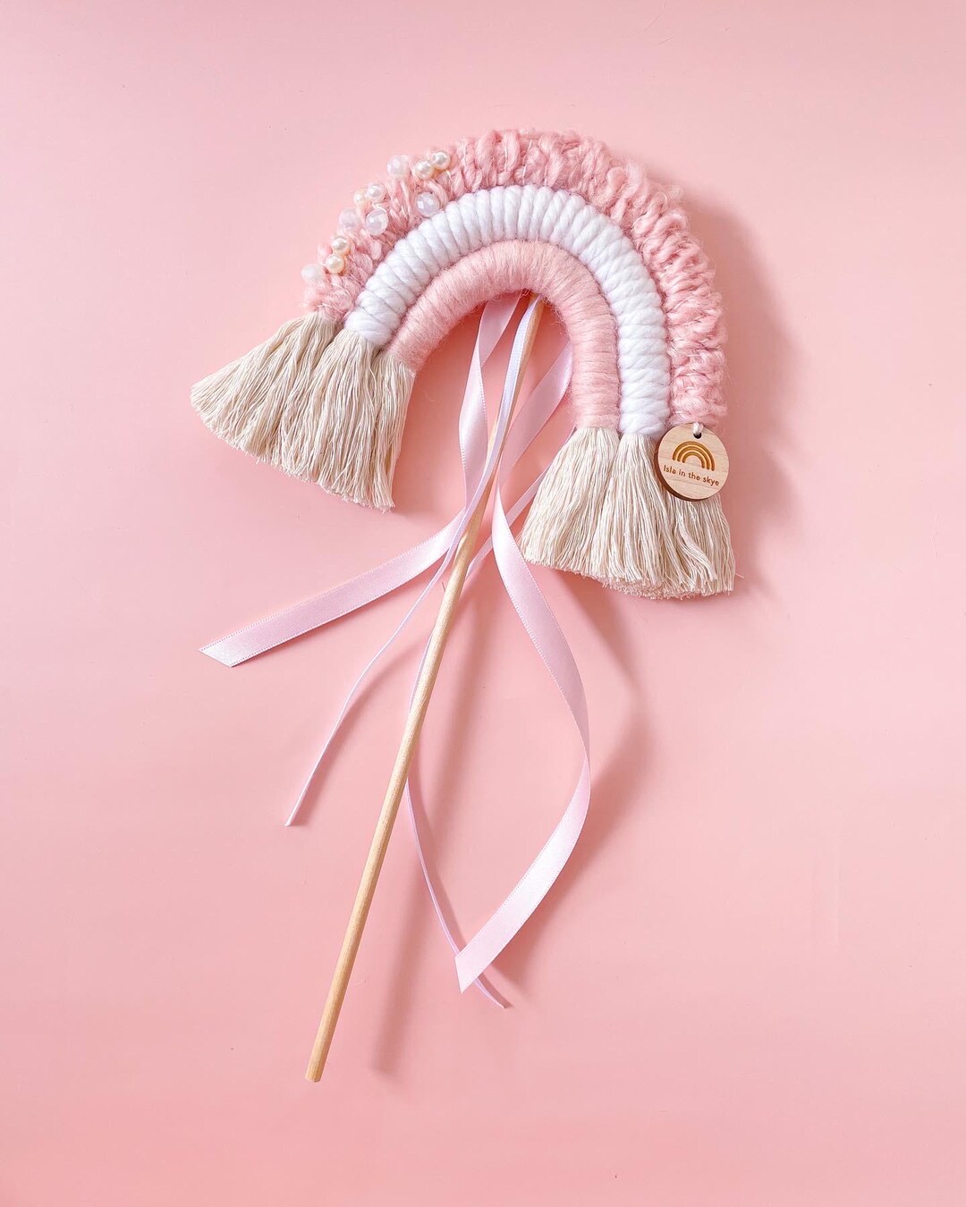 Rainbow Fairy Party Wand: Birthday Cake Smash Prop, Birthday Party ...