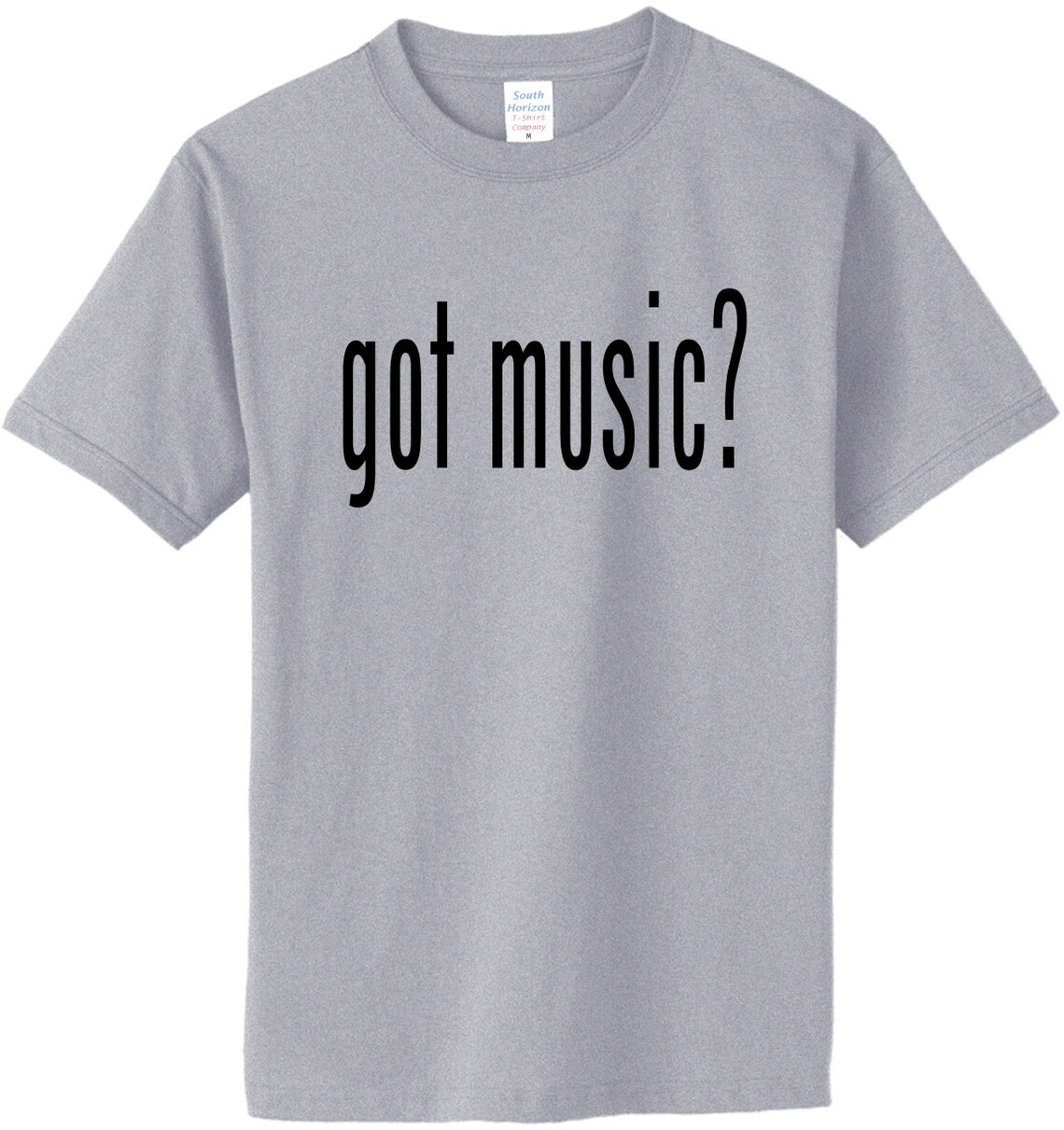 GOT MUSIC on Adult & Youth Cotton T-shirt Got Music Shirt - Etsy