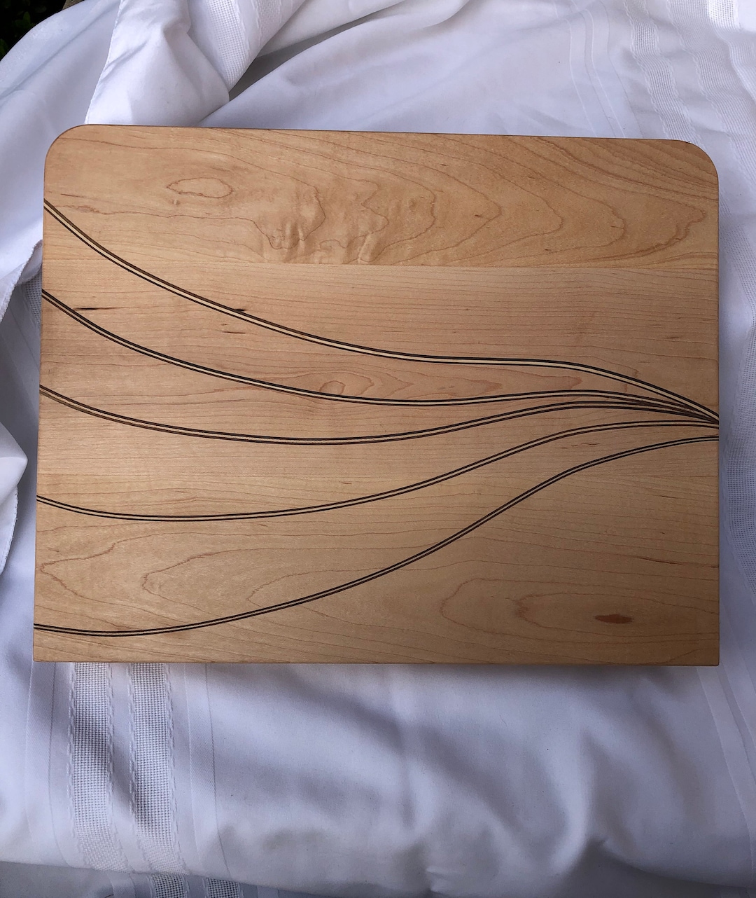 Segmented Wooden Cutting Board - Etsy
