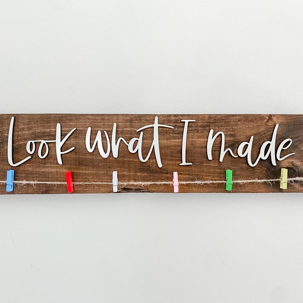 Look What I Made Sign - Etsy