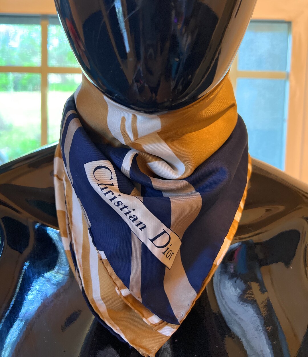Vintage Christian Dior Large Square Scarf Approx. 30 X 30 - Etsy