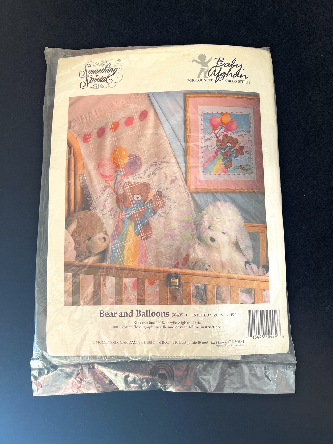 Candamar Designs Something Special 50499 Bear CD Balloons Baby Afghan ...