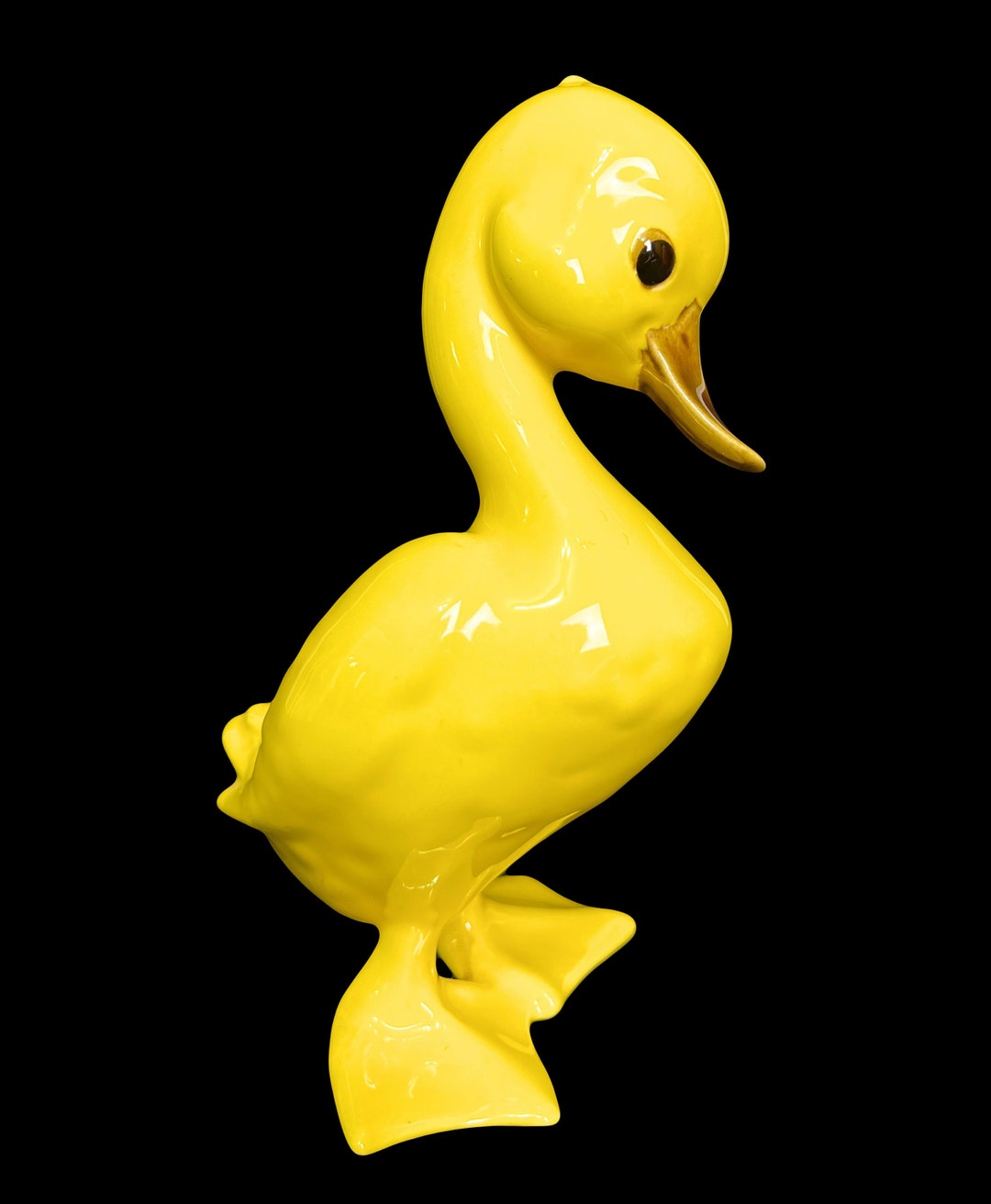 Vintage Yellow Duck / Duckling - Ceramic - Made in USA - Approx. 8 ...