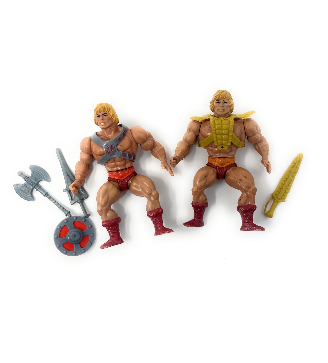 Masters of the Universe - Original He-man - 1980s Toy - Two He-mans and ...