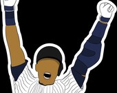 Derek Jeter icon Sticker - Etsy